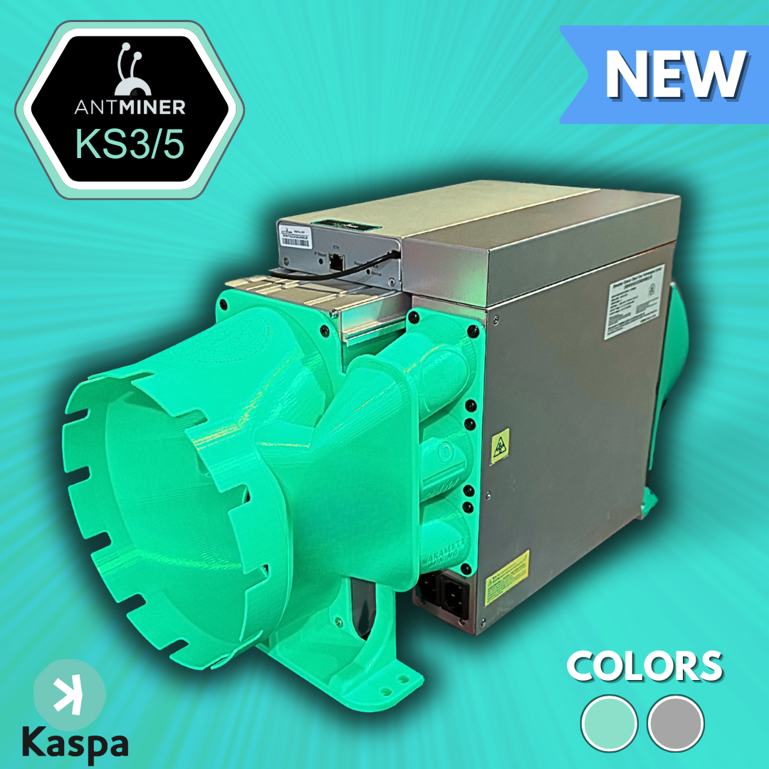 ANTMINER KS3/KS5 Miner Shrouds Silencer Wall-Mount Kit (8" Intake + Exhaust Shrouds) V3 ...