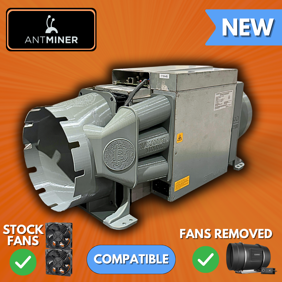 ANTMINER STOCK FAN Enabled Shrouds (8" Intake + Exhaust) v1 – Nakamoto ...