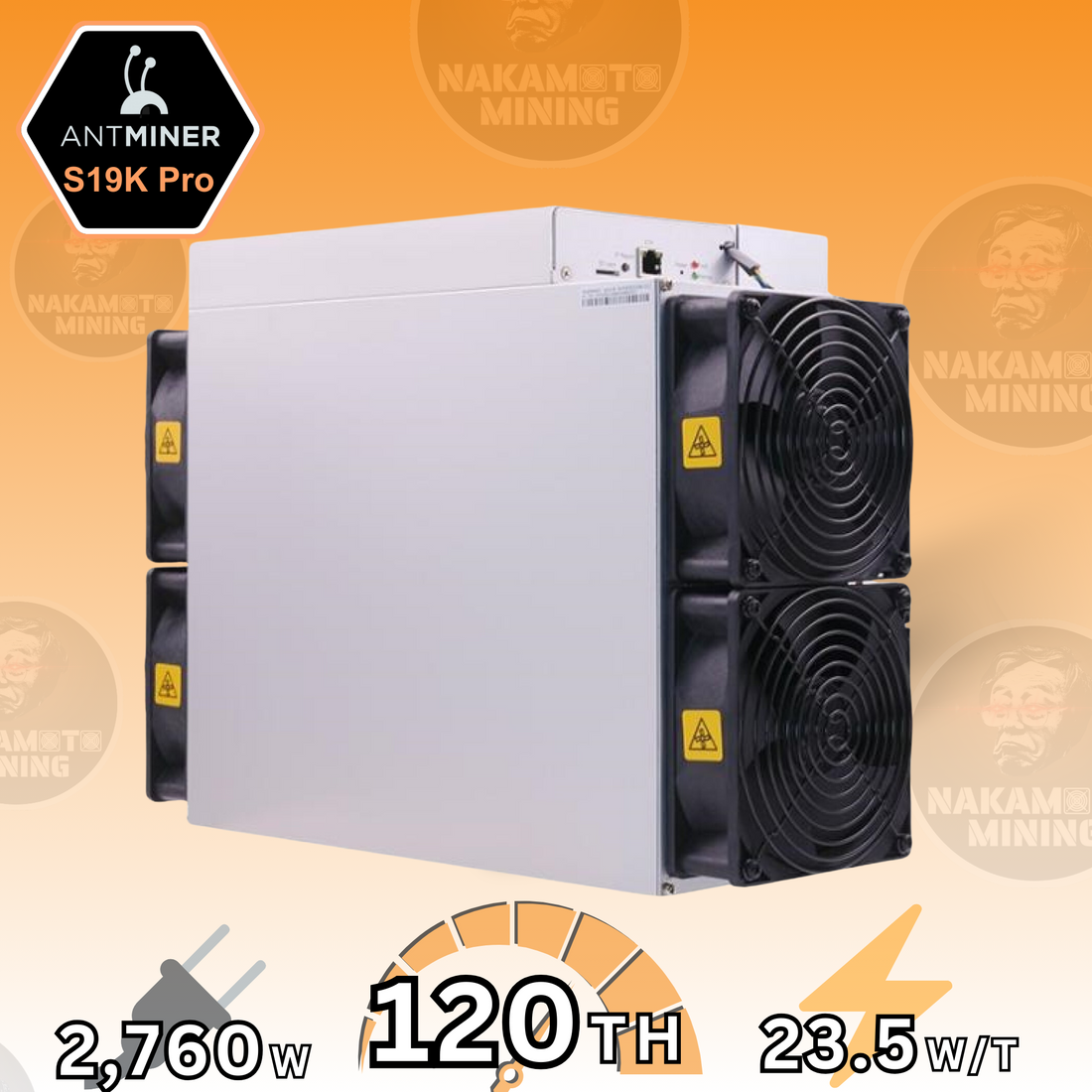 Antminer S19K Pro ASIC (120TH) – Nakamoto Mining LTD.