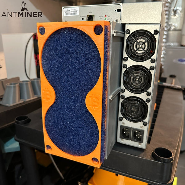 ANTMINER AIR INTAKE FILTER SHROUD FOR S19 L7 (Dual 120mm Fans ...
