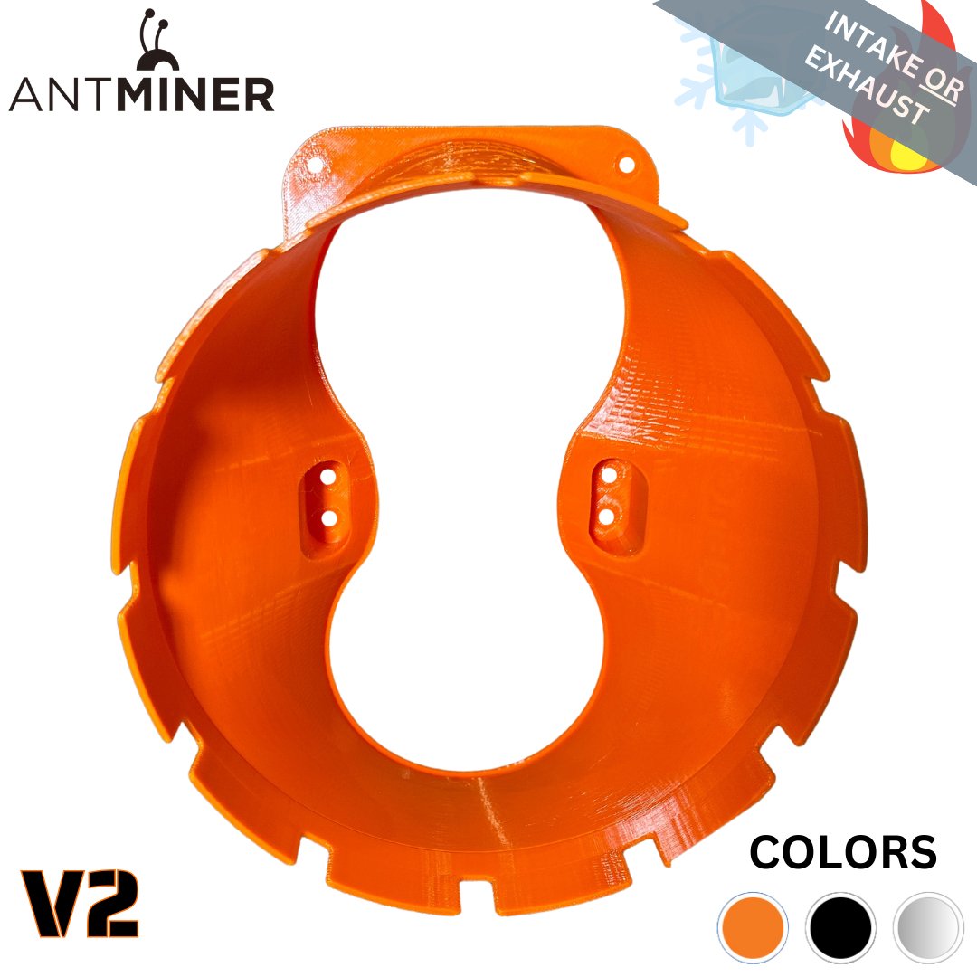 ANTMINER 8" Hashboard Shroud V2 – Nakamoto Mining LTD.