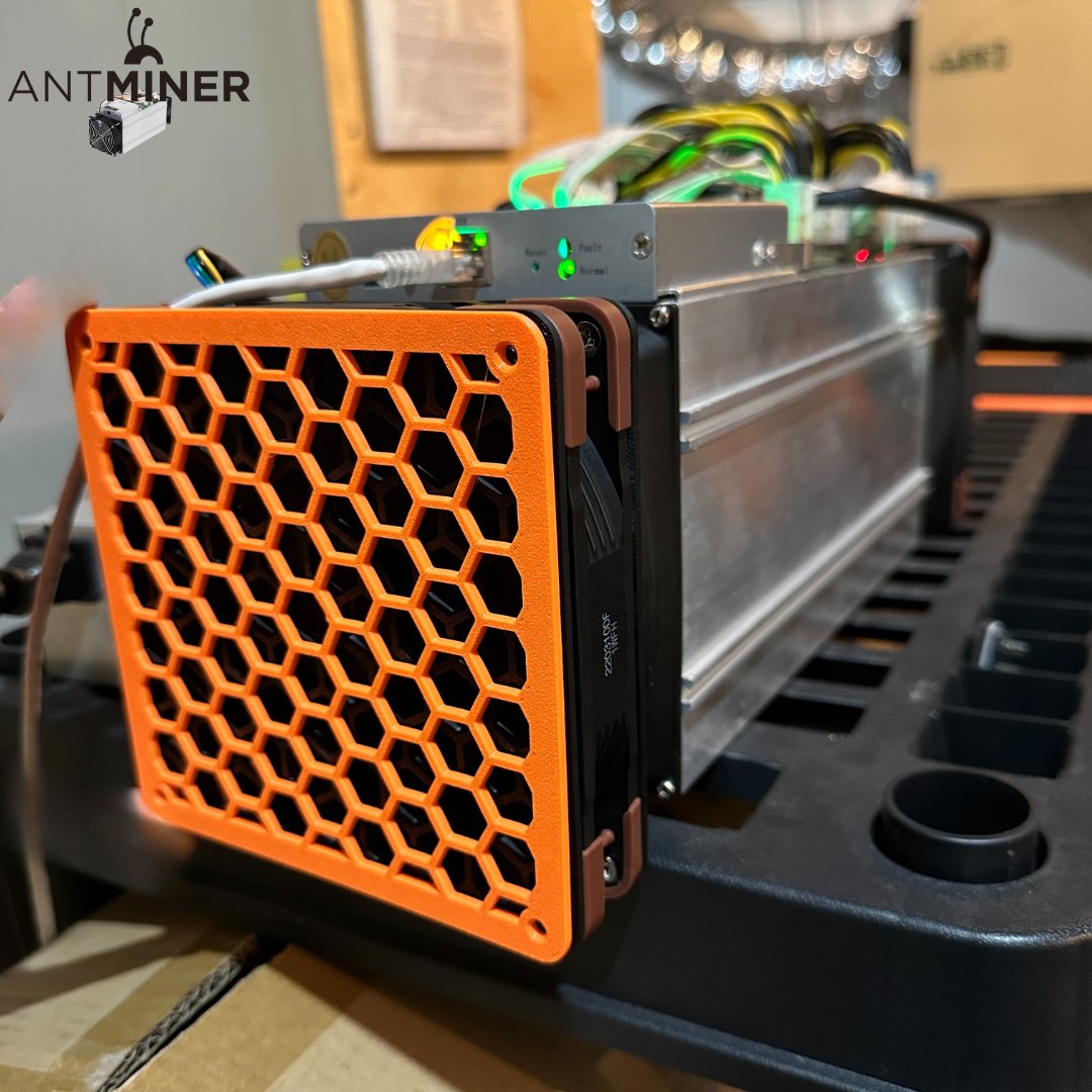 Antminer S9 — 140mm Fan Grills – Nakamoto Mining LTD.