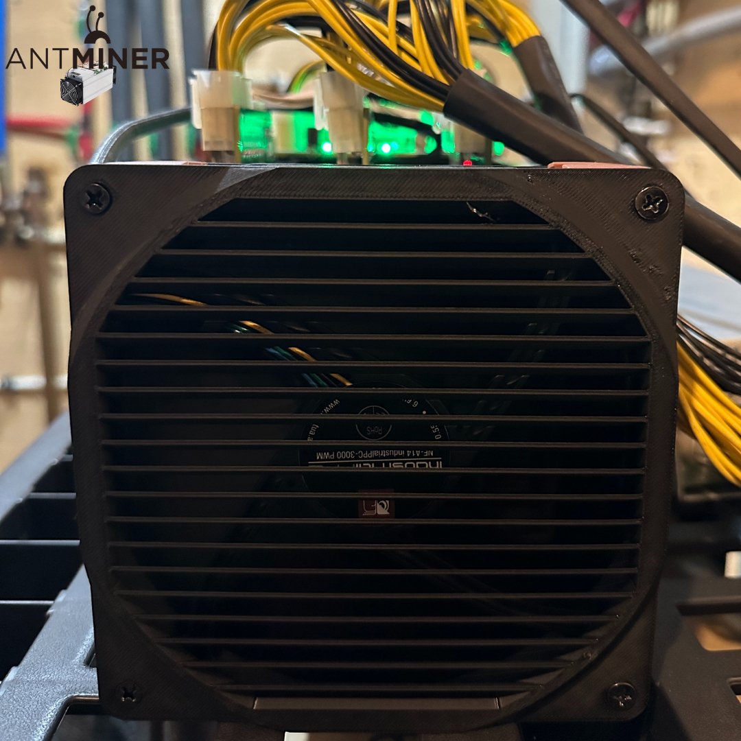 Antminer S9 — 140mm Fan Grills – Nakamoto Mining LTD.