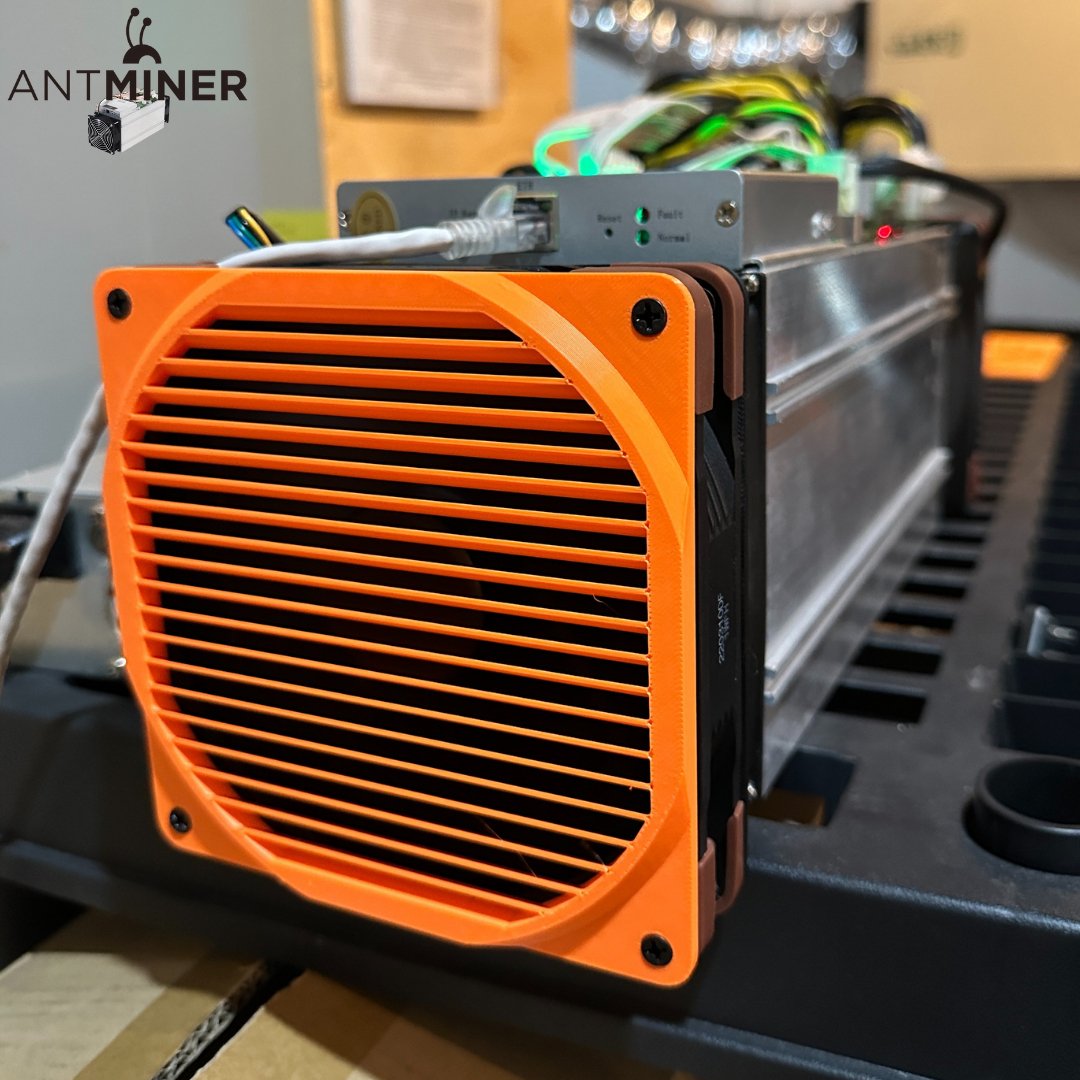 Antminer S9 — 140mm Fan Grills – Nakamoto Mining LTD.